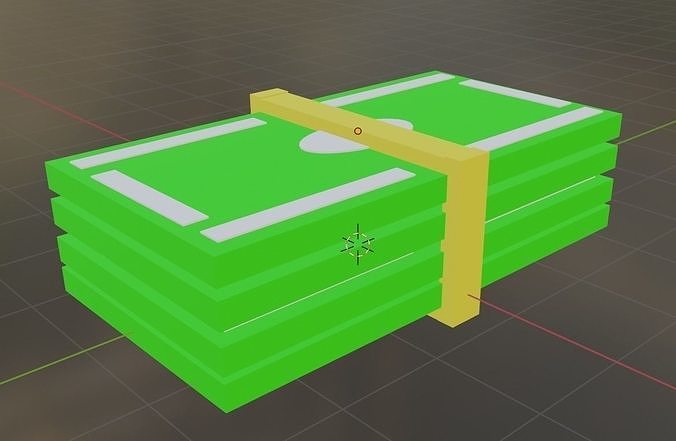3D model Cash bundle VR / AR / low-poly | CGTrader