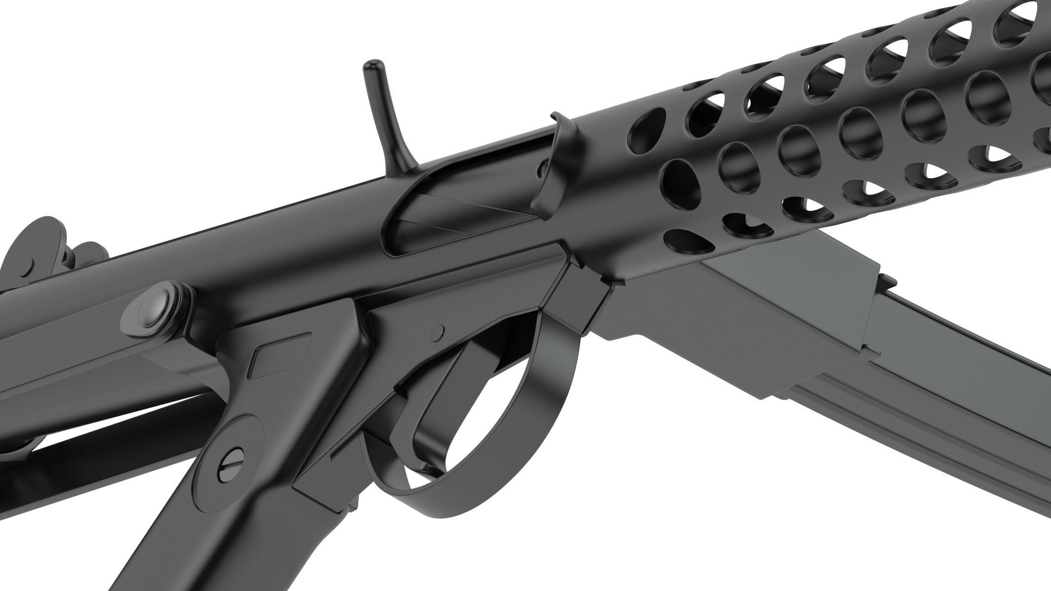 Sterling submachine gun 3D model | CGTrader