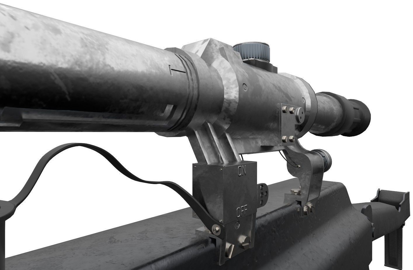 3D model GAMEREADY ASSAULT RIFLE 9A-91 WITH TELESCOPIC SIGHT PSO-1 VR ...