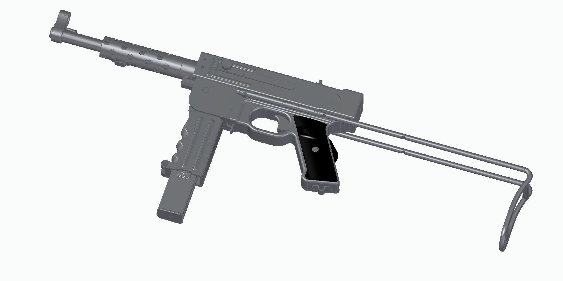 MAT-49 gun 3D model | CGTrader