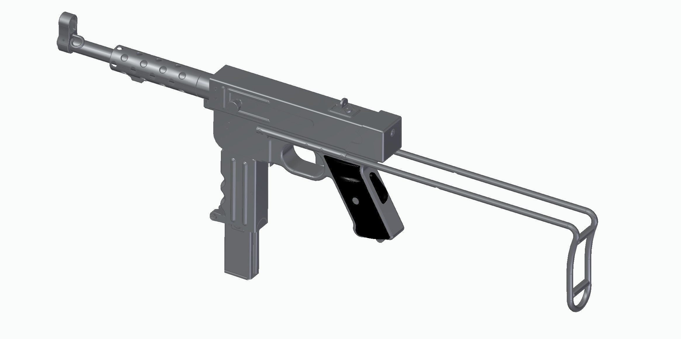 MAT-49 gun 3D model | CGTrader