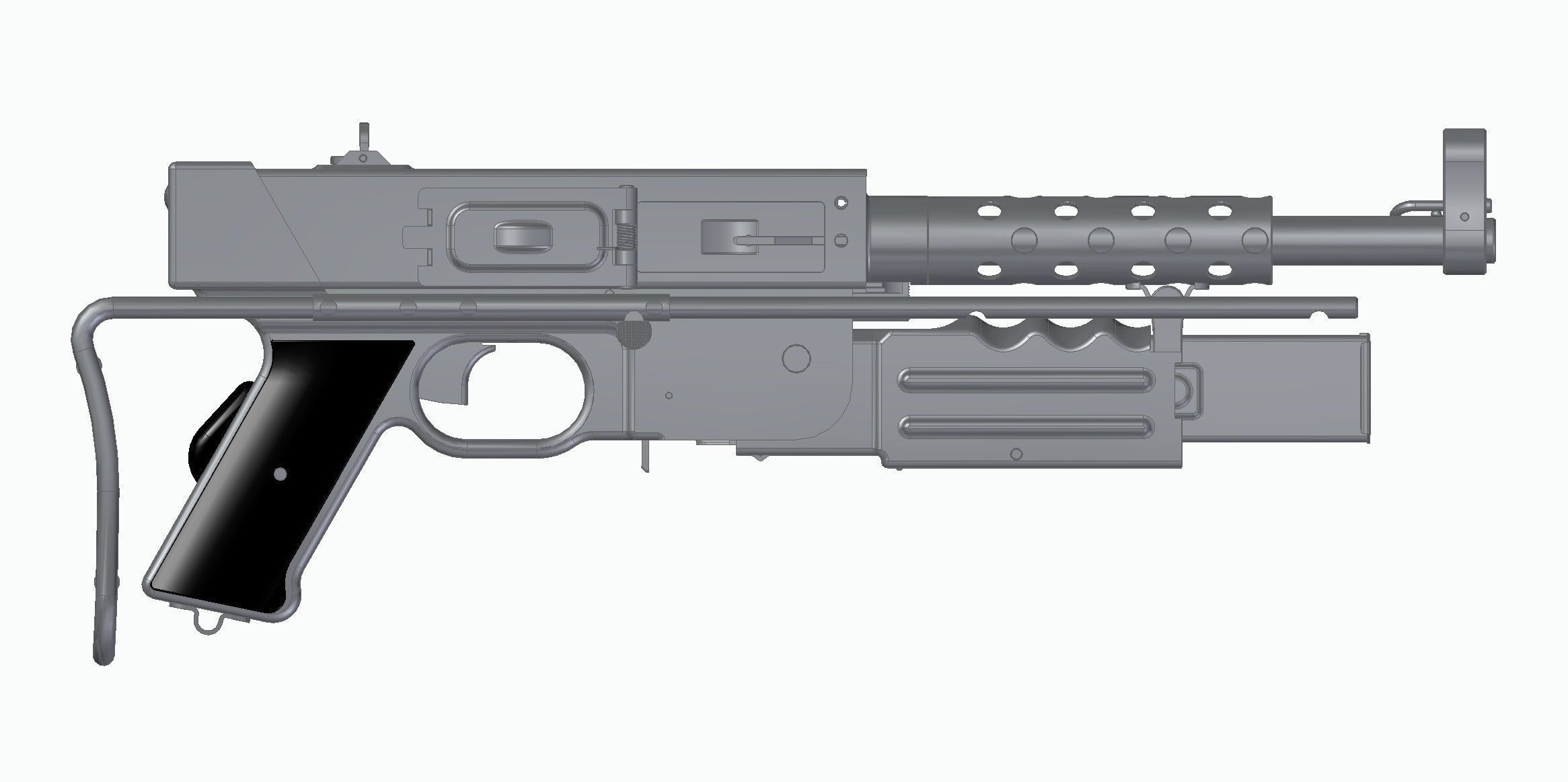 MAT-49 gun 3D model | CGTrader