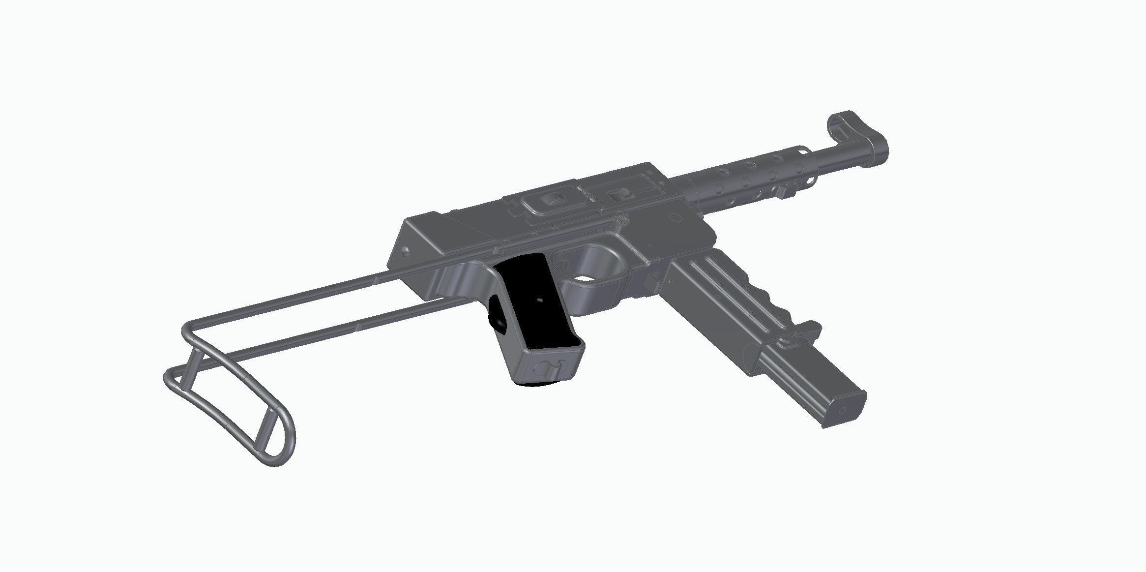 MAT-49 gun 3D model | CGTrader