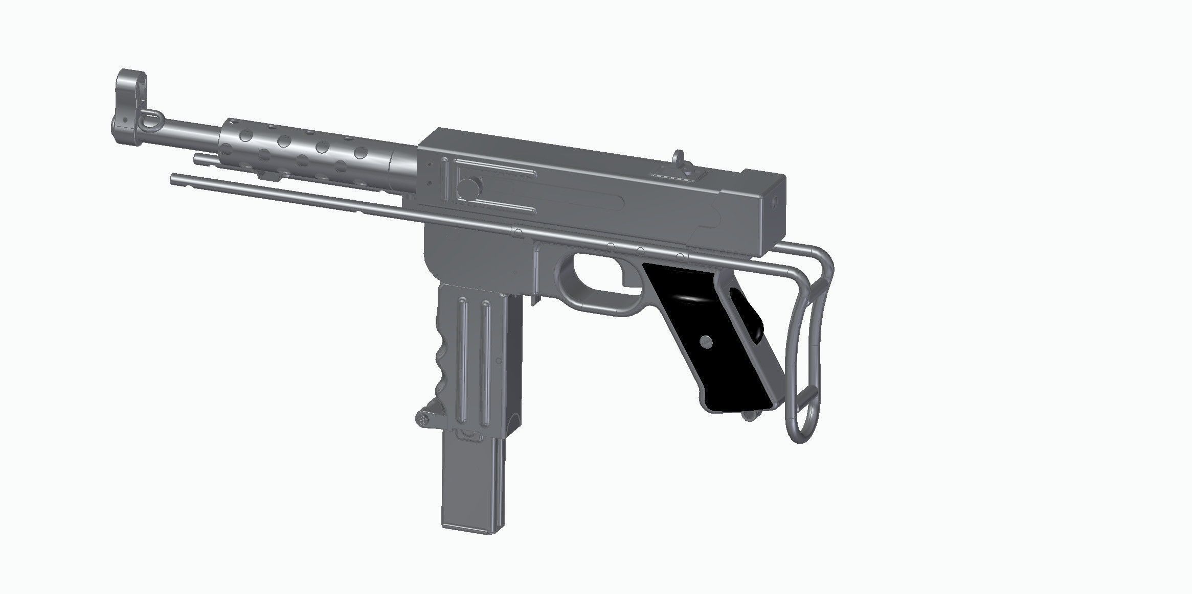 MAT-49 gun 3D model | CGTrader