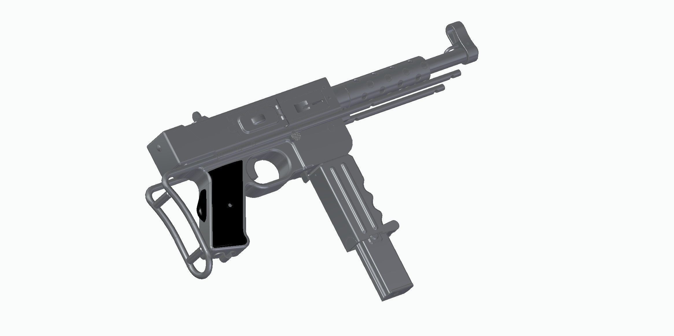 MAT-49 gun 3D model | CGTrader