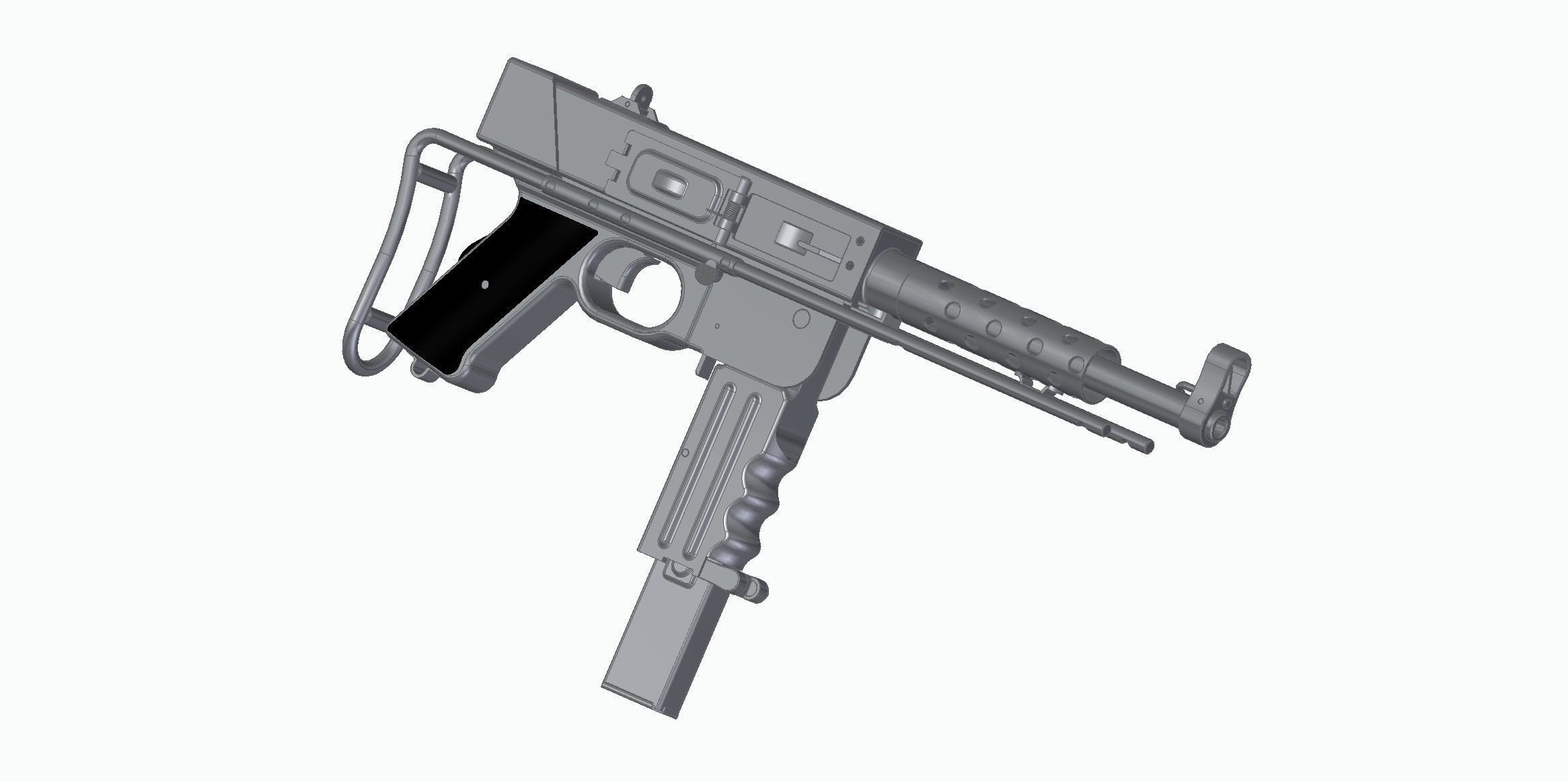 MAT-49 gun 3D model | CGTrader