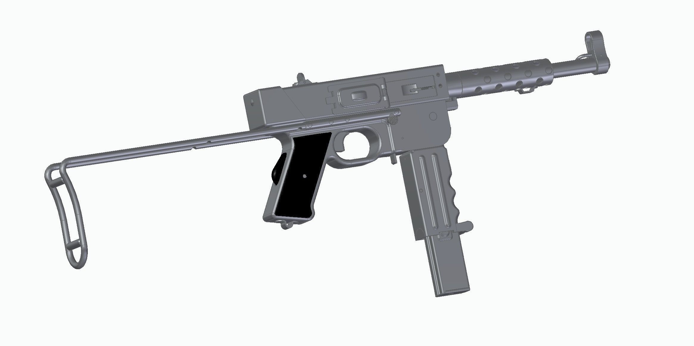 MAT-49 gun 3D model | CGTrader