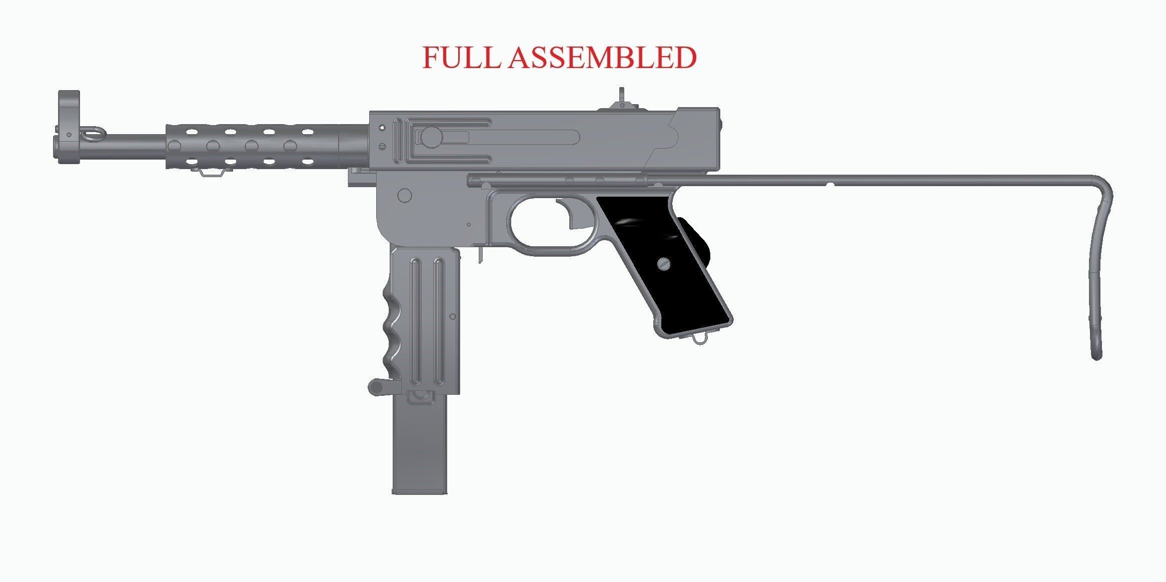 MAT-49 gun 3D model | CGTrader