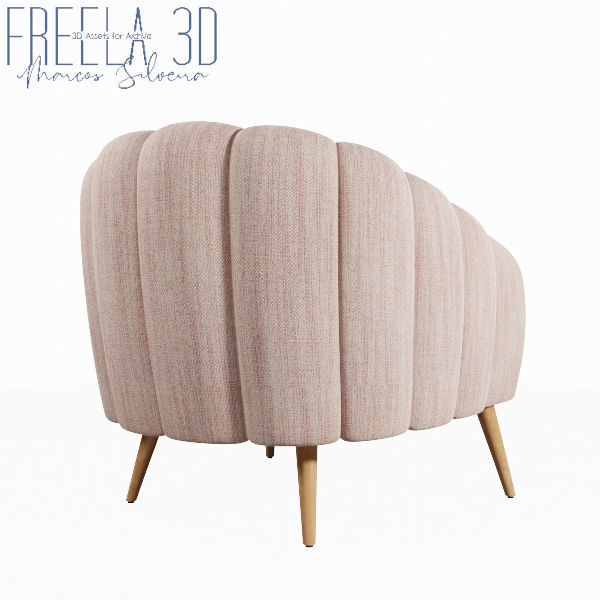 Armchair Ragath 3D model | CGTrader