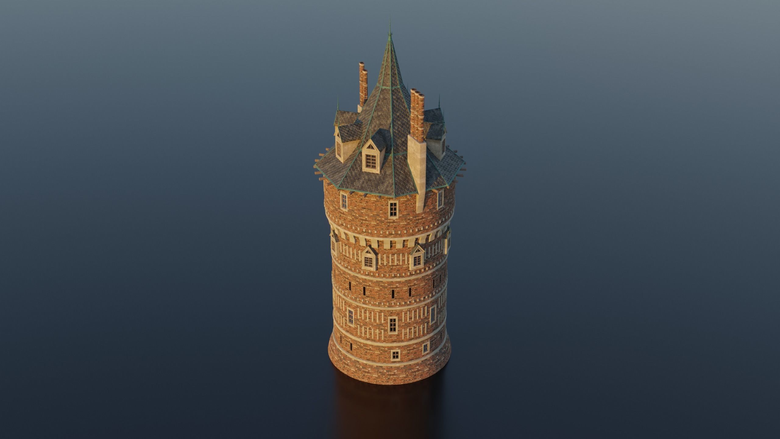 Medieval Towers 3D Model 3D model | CGTrader