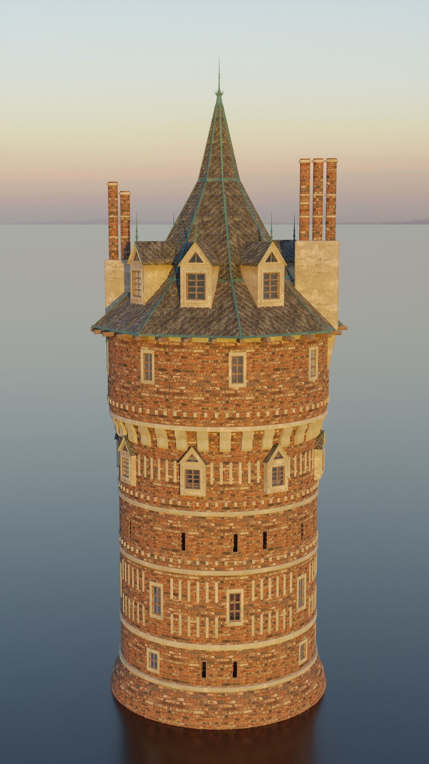 Medieval Towers 3D Model 3D model | CGTrader