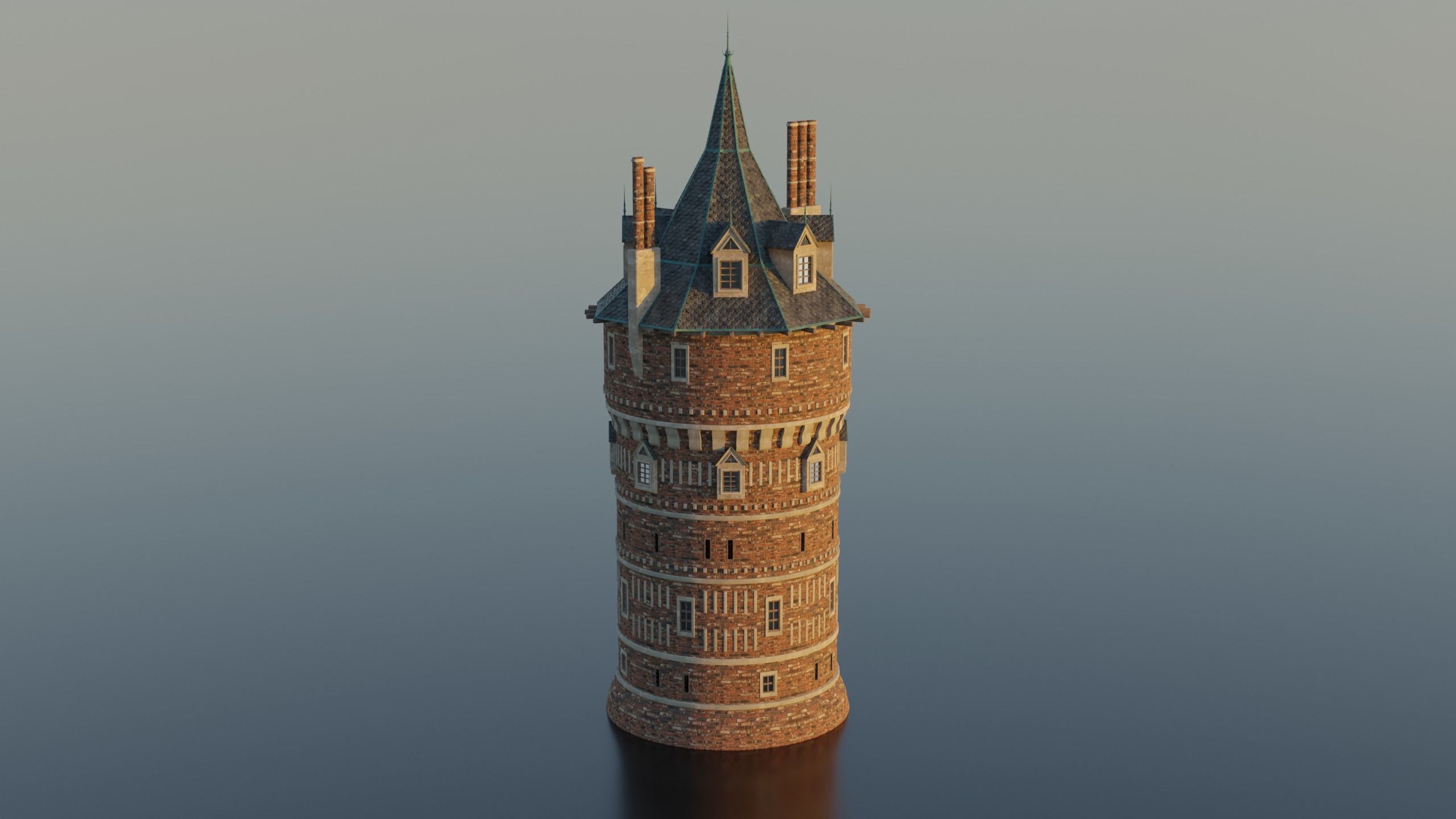 Medieval Towers 3D Model 3D model | CGTrader