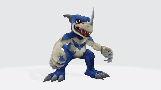 Veedramon monster with long arms and legs 3D model 3D printable | CGTrader
