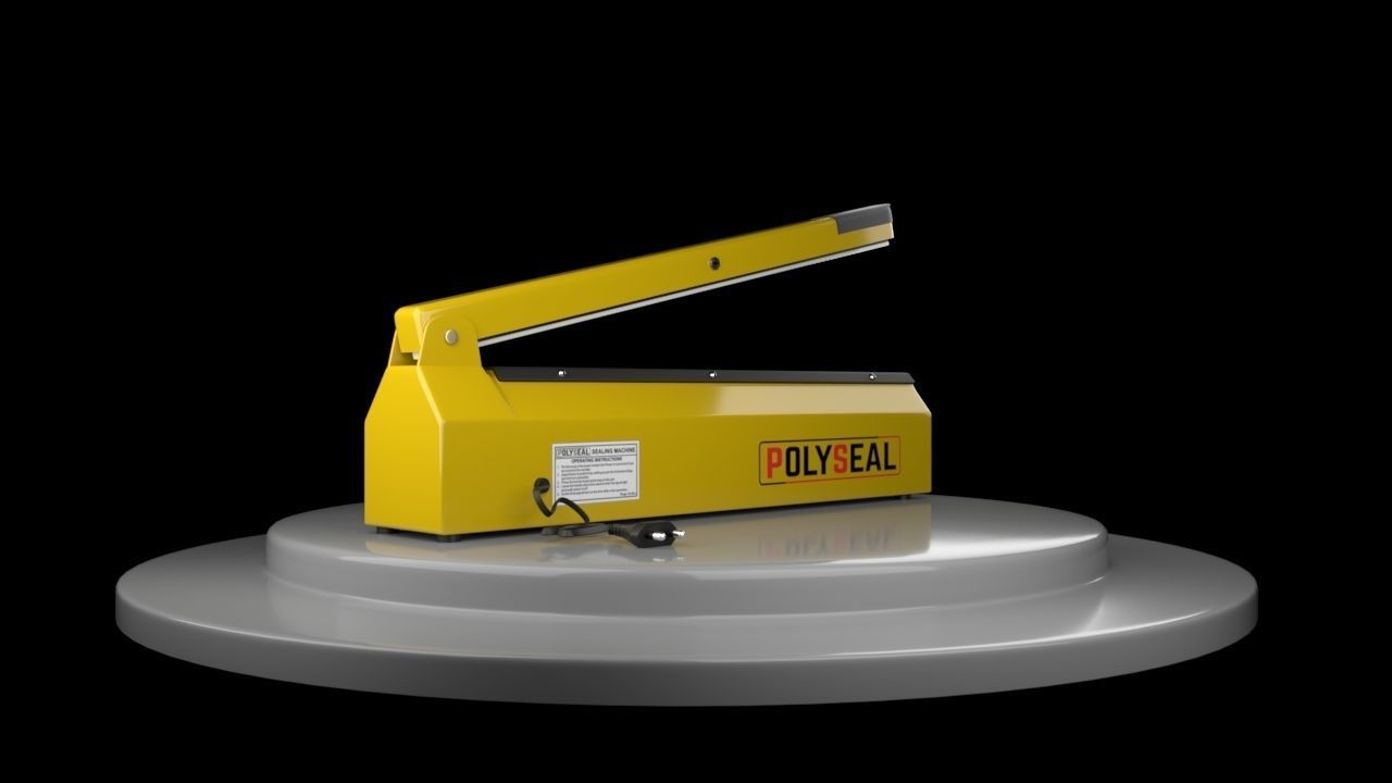 Low Poly Sealing Machine 3D model | CGTrader