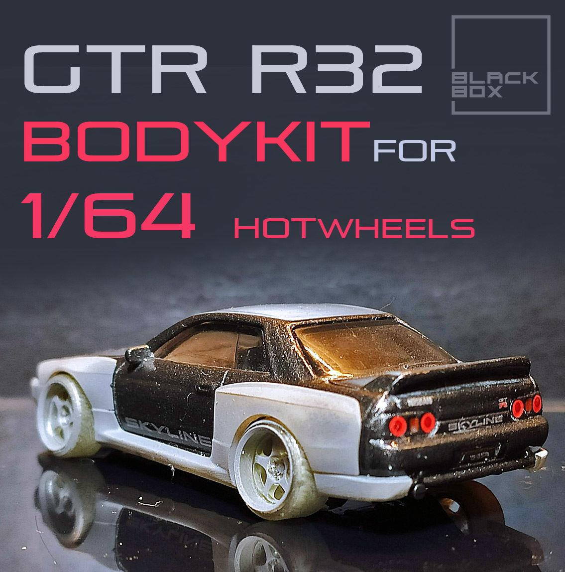 GTR R32 BODYKIT For Hotwheels 1-64 3D model 3D printable | CGTrader