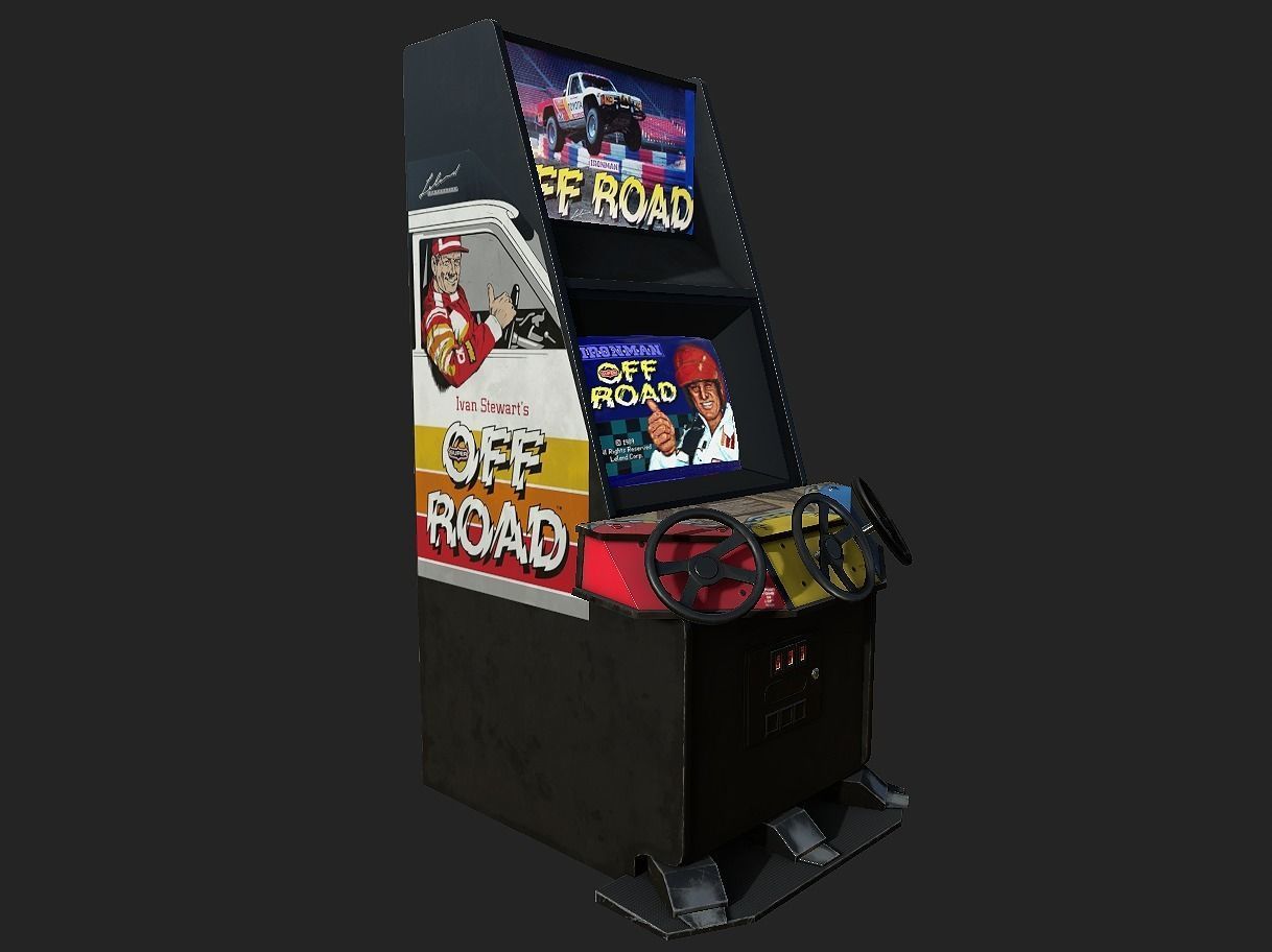 3D model Ironman Ivan Stewarts Super Off Road Arcade Machine VR / AR ...