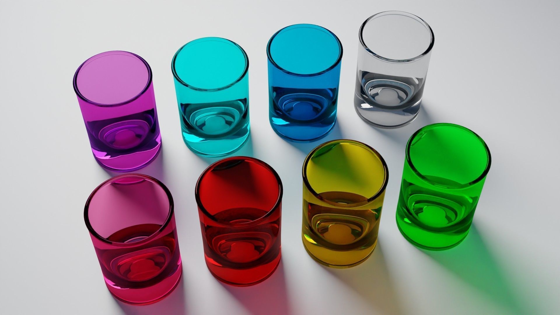 Glass III Shot 3D model | CGTrader