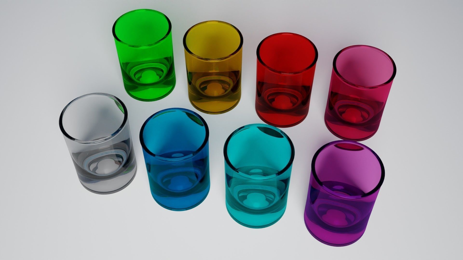 Glass III Shot 3D model | CGTrader