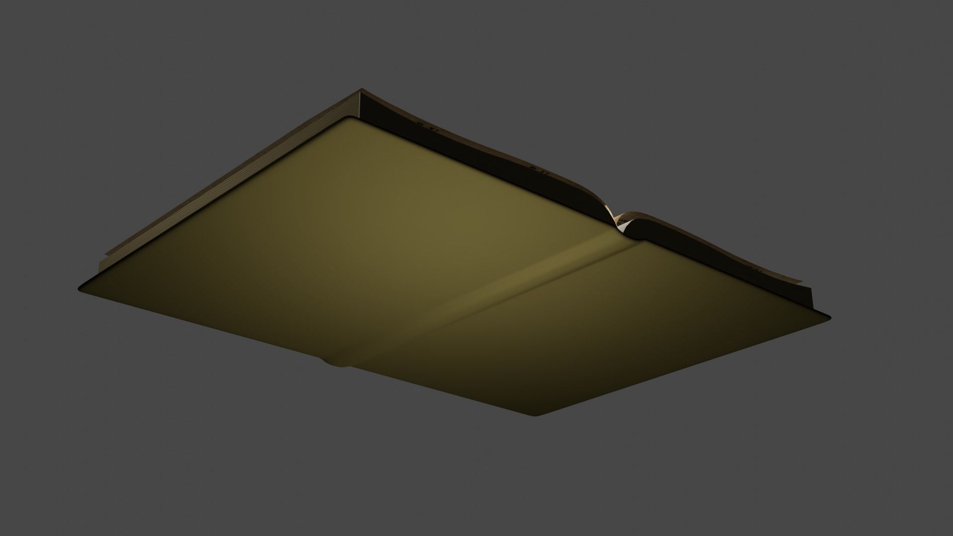 3D model of open book free VR / AR / low-poly 3D model animated rigged ...