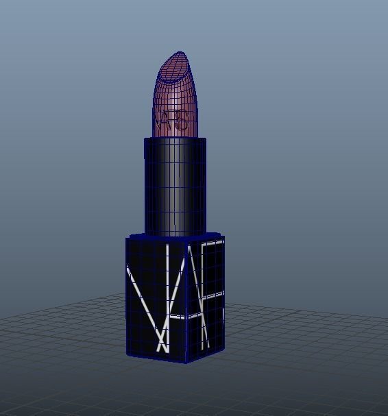 NARS lipstick realistic 3D model free 3D model animated | CGTrader