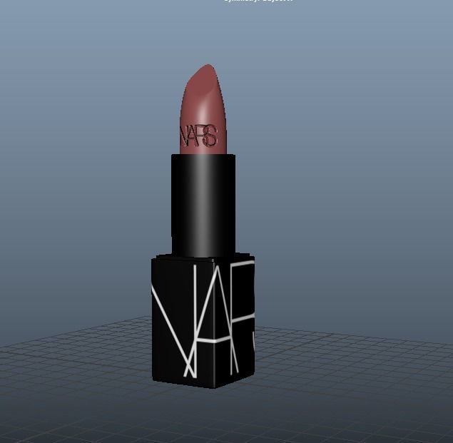 NARS lipstick realistic 3D model free 3D model animated | CGTrader