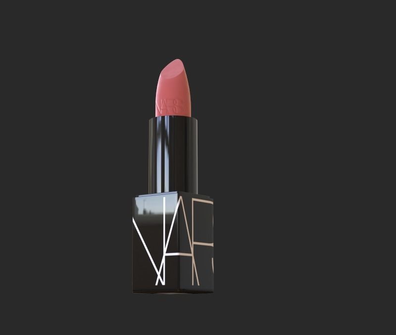 NARS lipstick realistic 3D model free 3D model animated | CGTrader