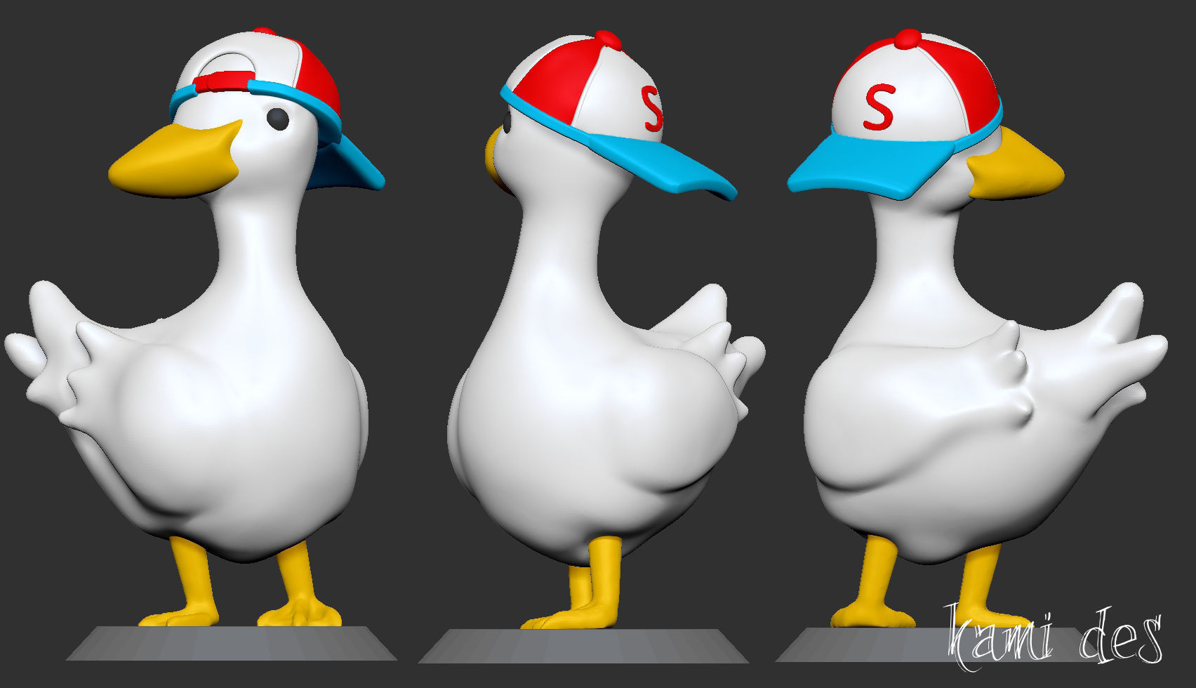 subaru duck free 3D model 3D printable | CGTrader
