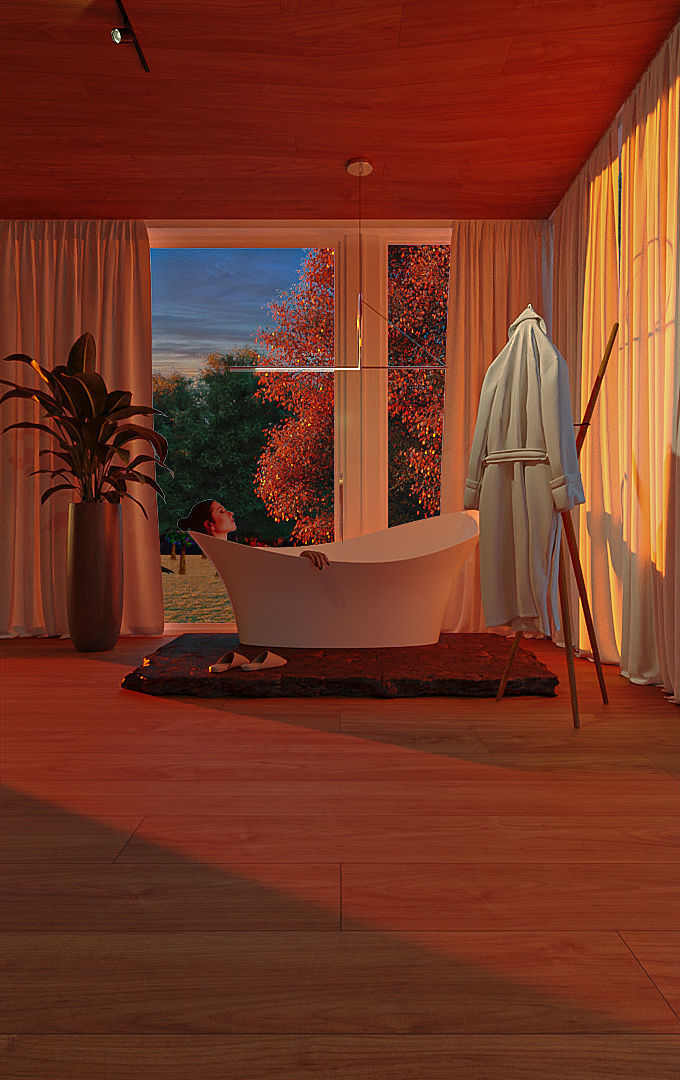 Farnsworth House by Mies van der Rohe free 3D model | CGTrader