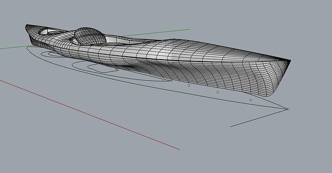 3D model Canoe boat VR / AR / low-poly | CGTrader