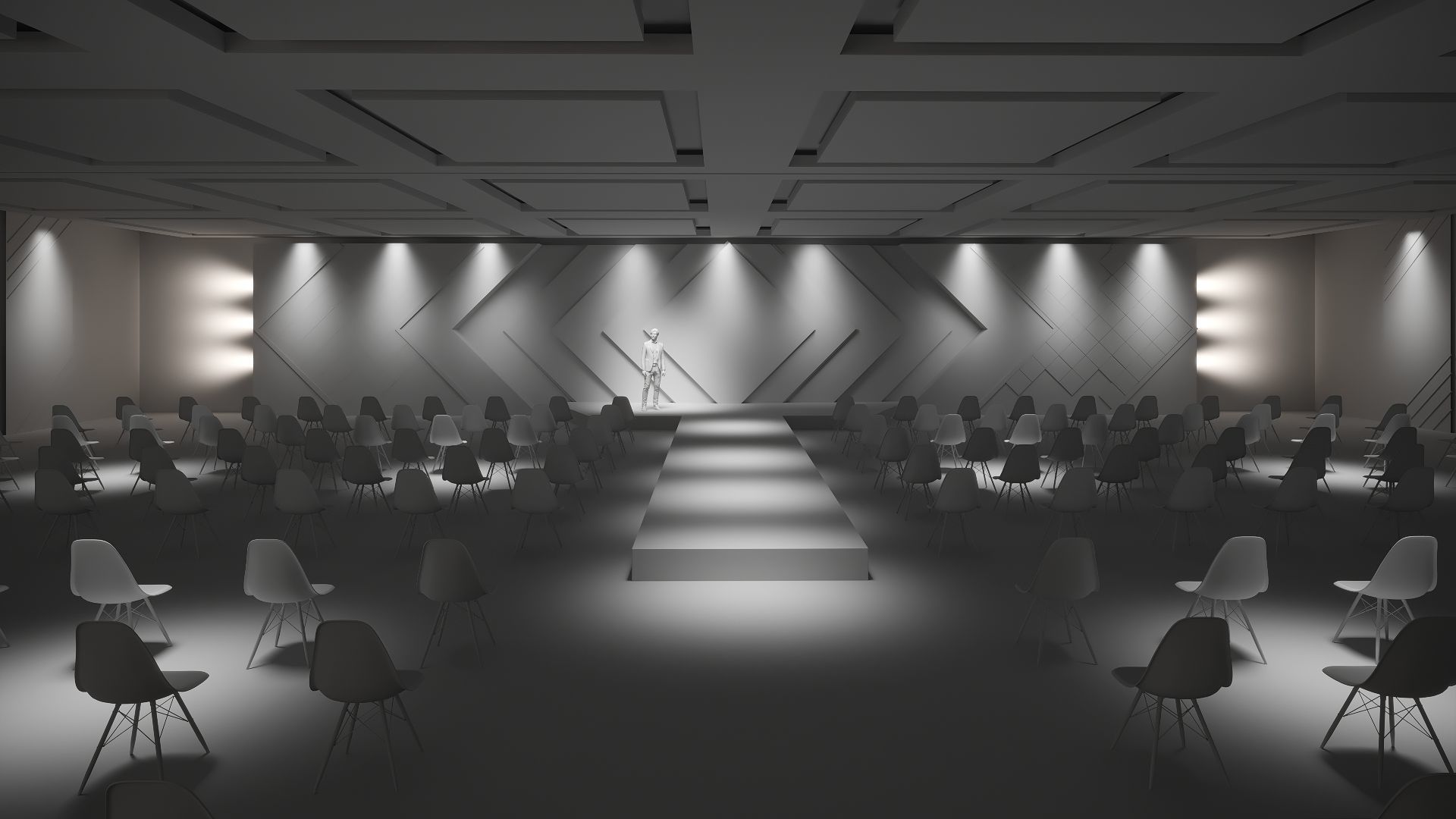 Corporate event 3D model | CGTrader
