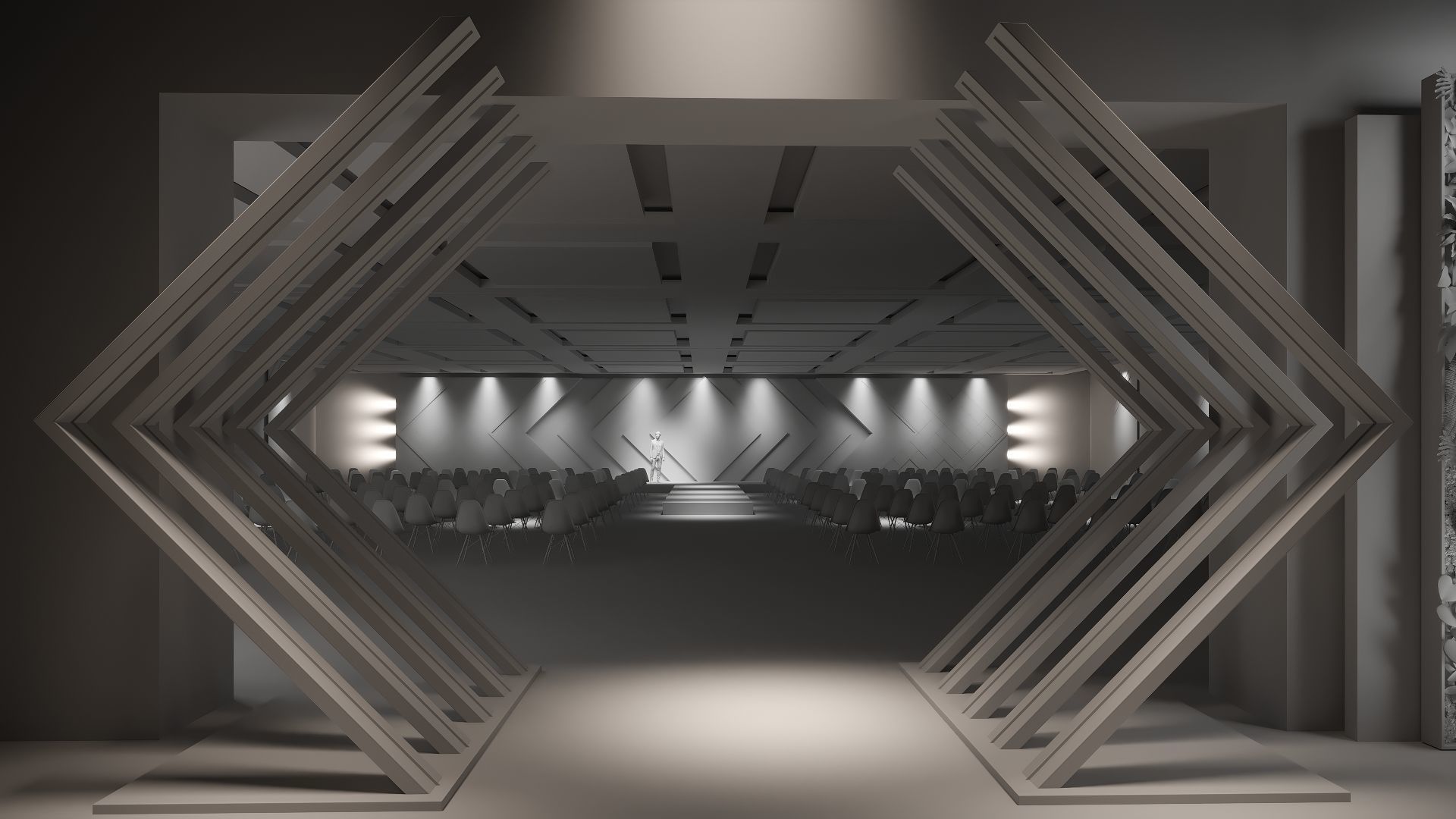 Corporate event 3D model | CGTrader