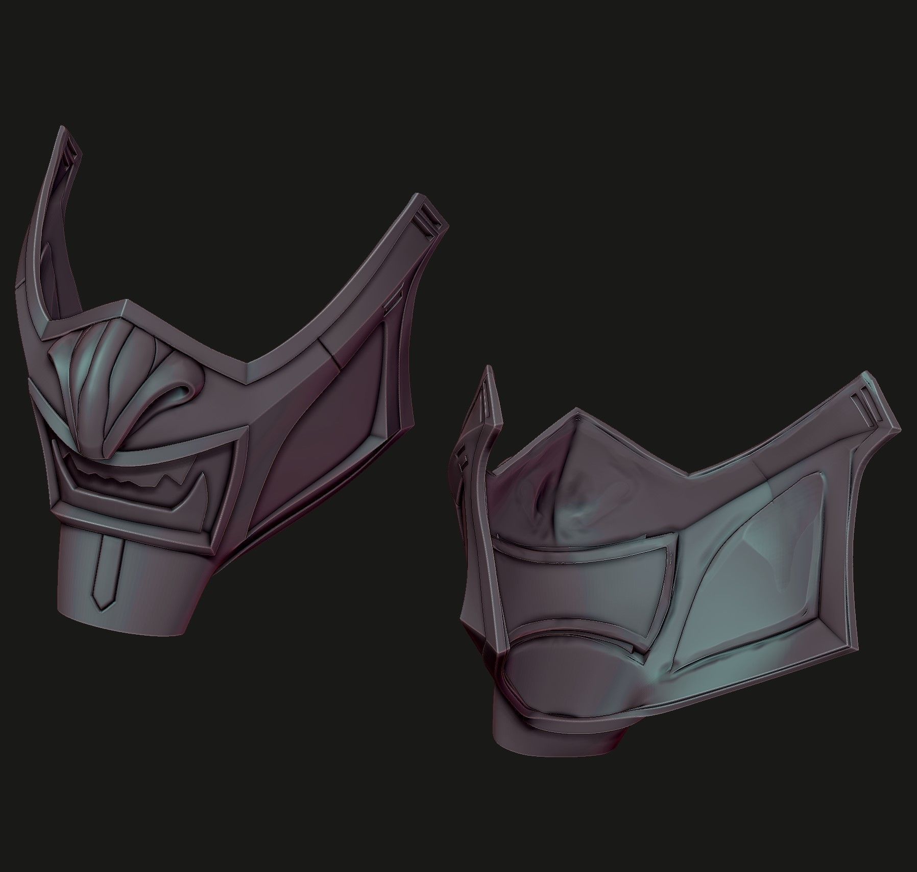oni mask Custom 3d print 3D model 3D printable | CGTrader