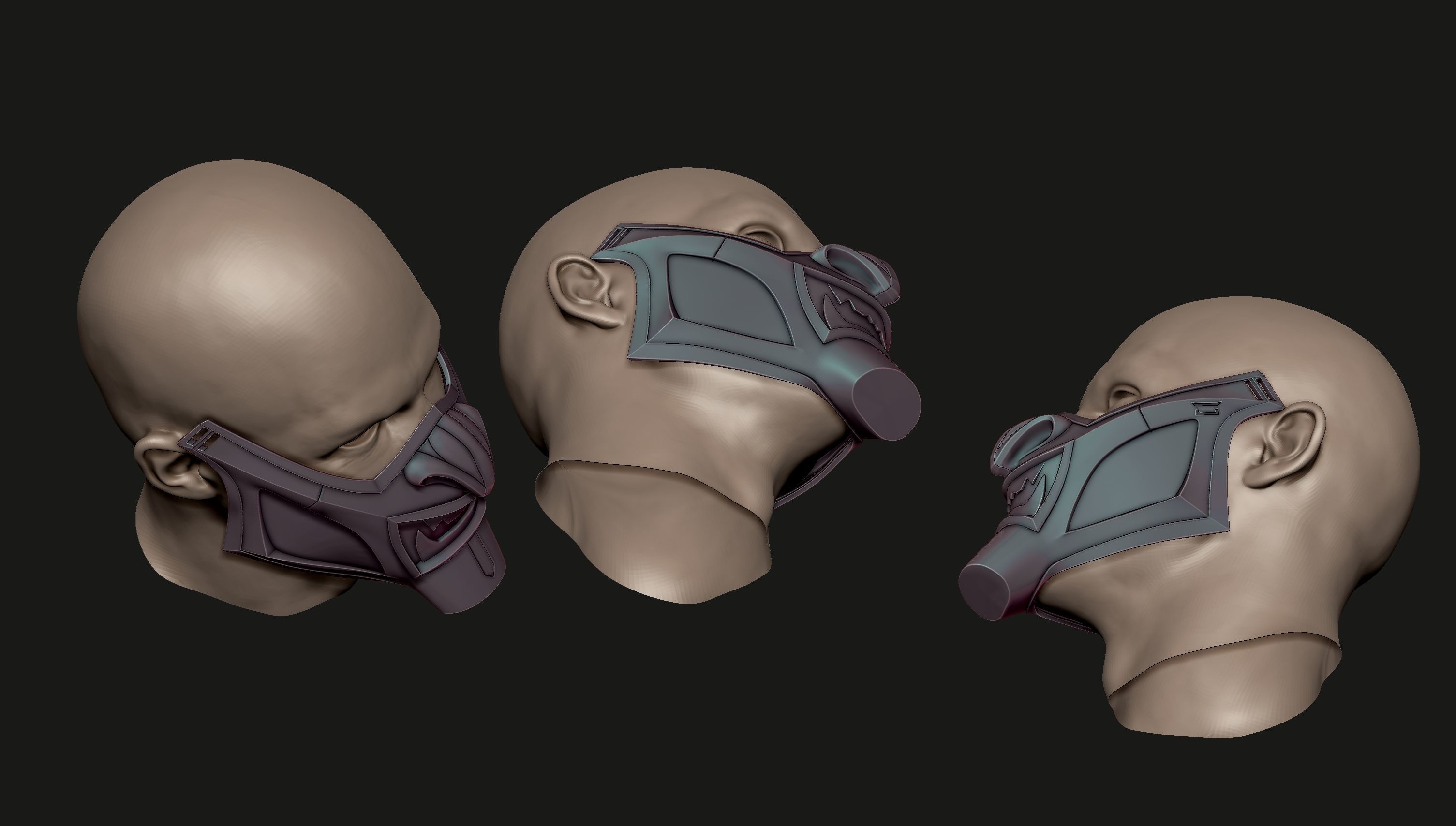 oni mask Custom 3d print 3D model 3D printable | CGTrader