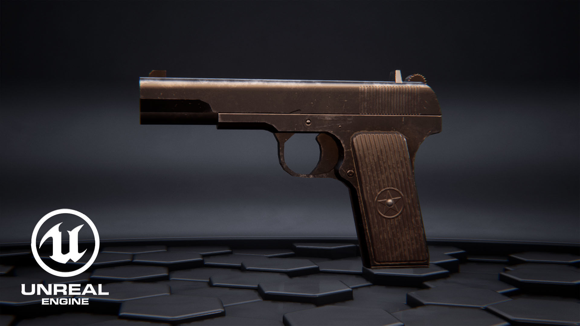 3D model TT Pistol mod 1933 Tula Tokarev VR / AR / low-poly | CGTrader