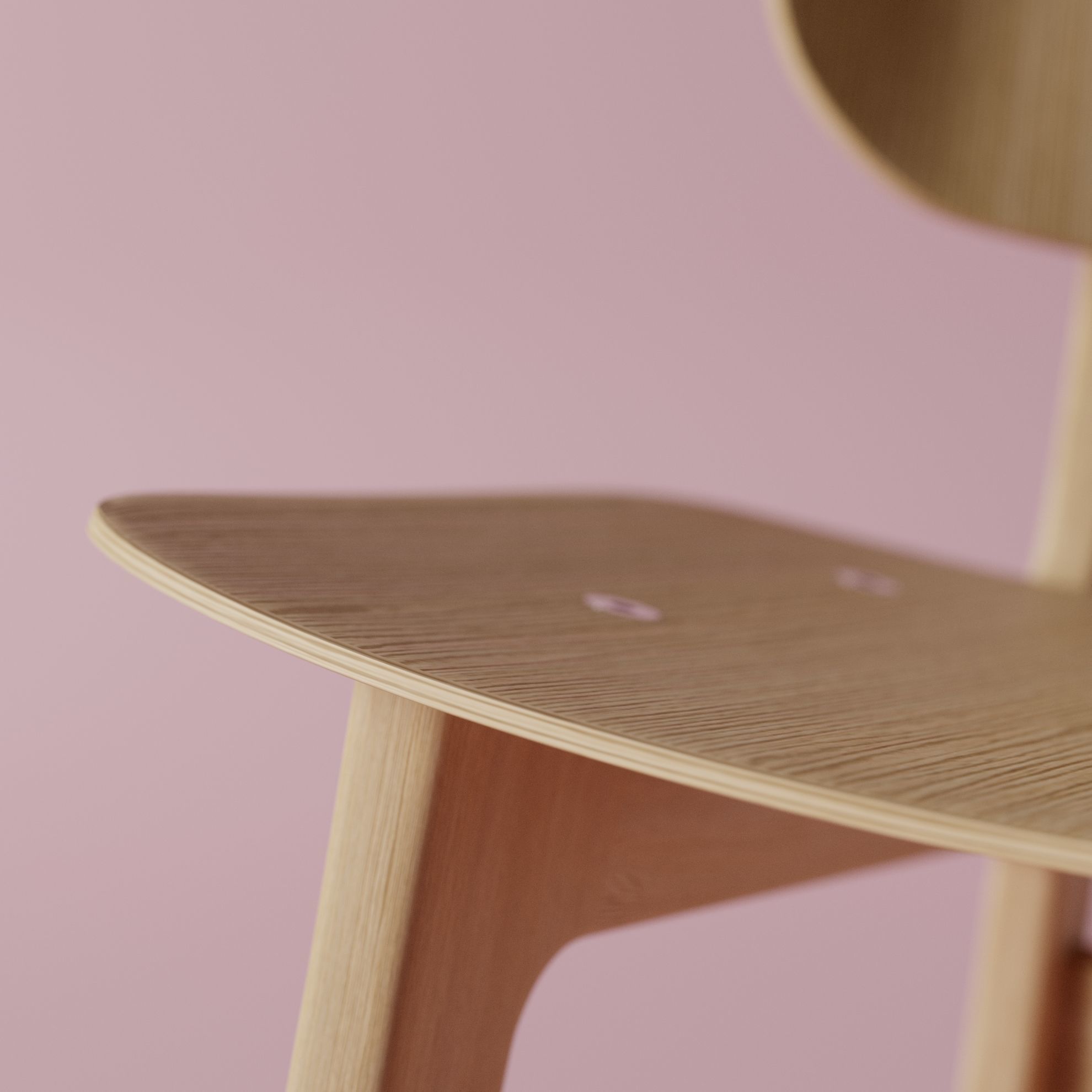 Fredercia Soborg wooden base chair free 3D model | CGTrader