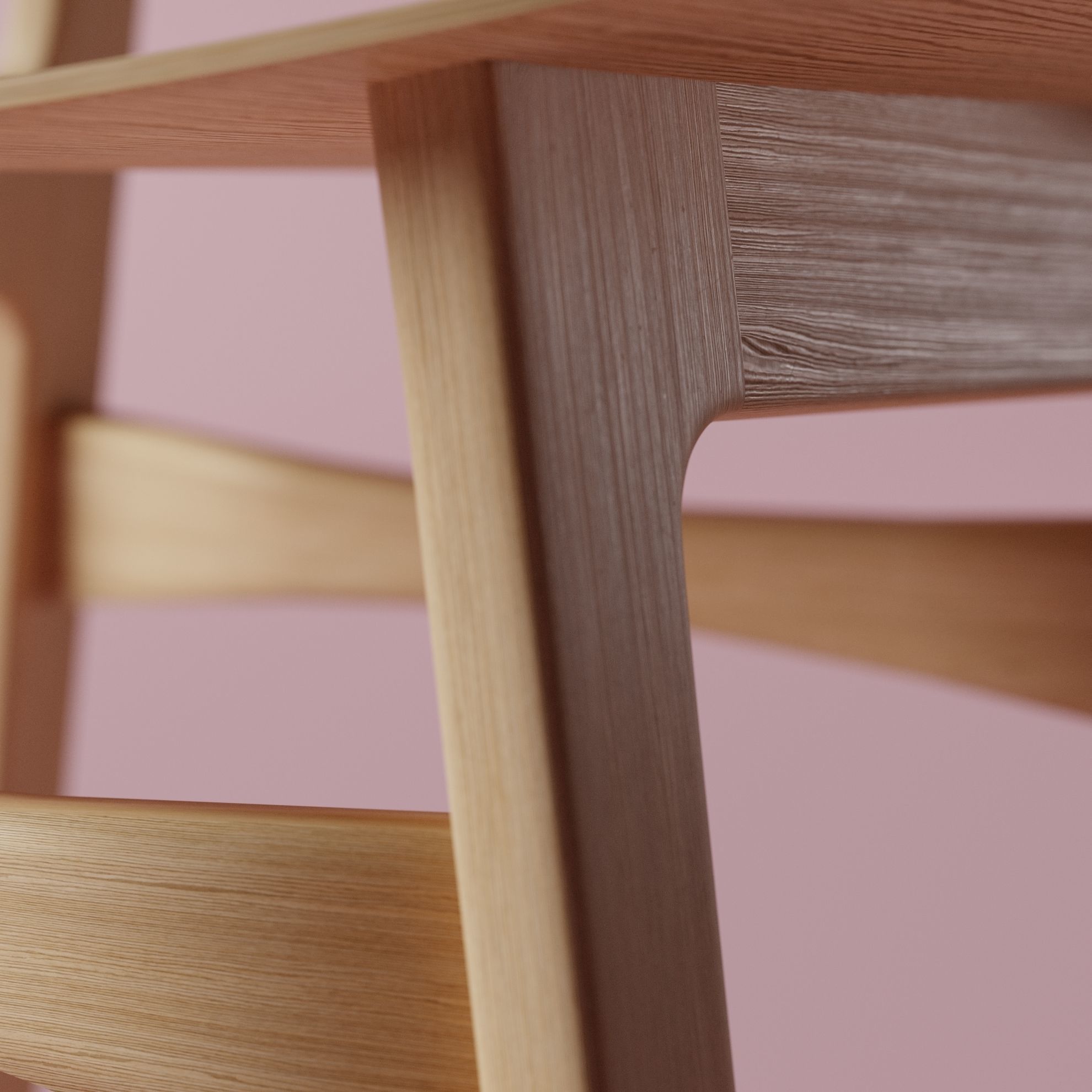 Fredercia Soborg wooden base chair free 3D model | CGTrader