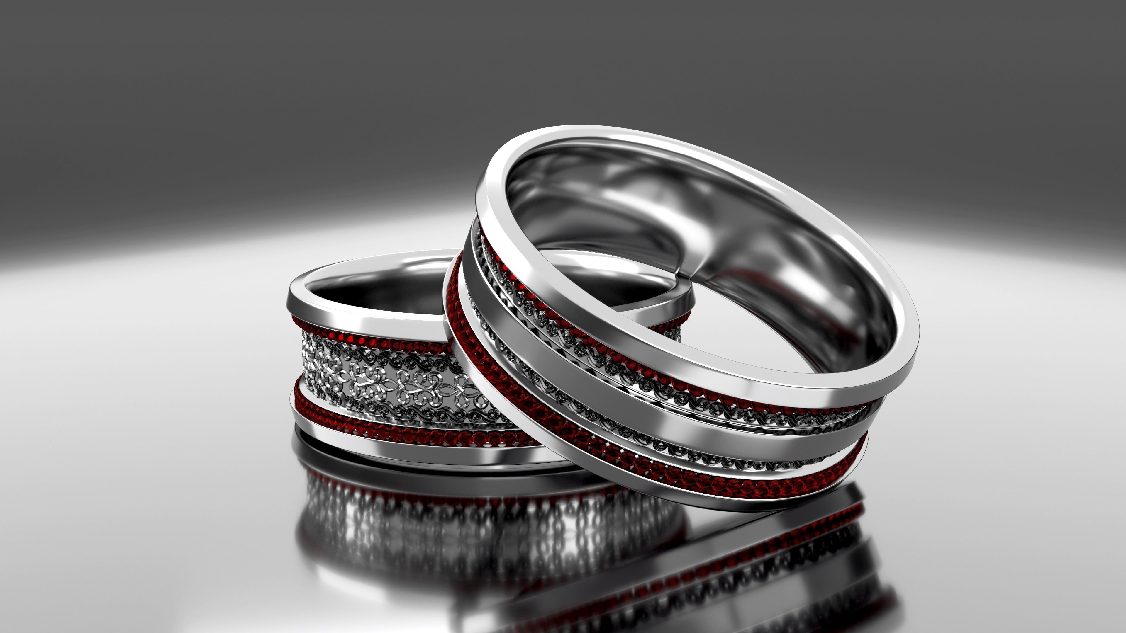 Rings for couple free VR / AR / low-poly 3D model | CGTrader