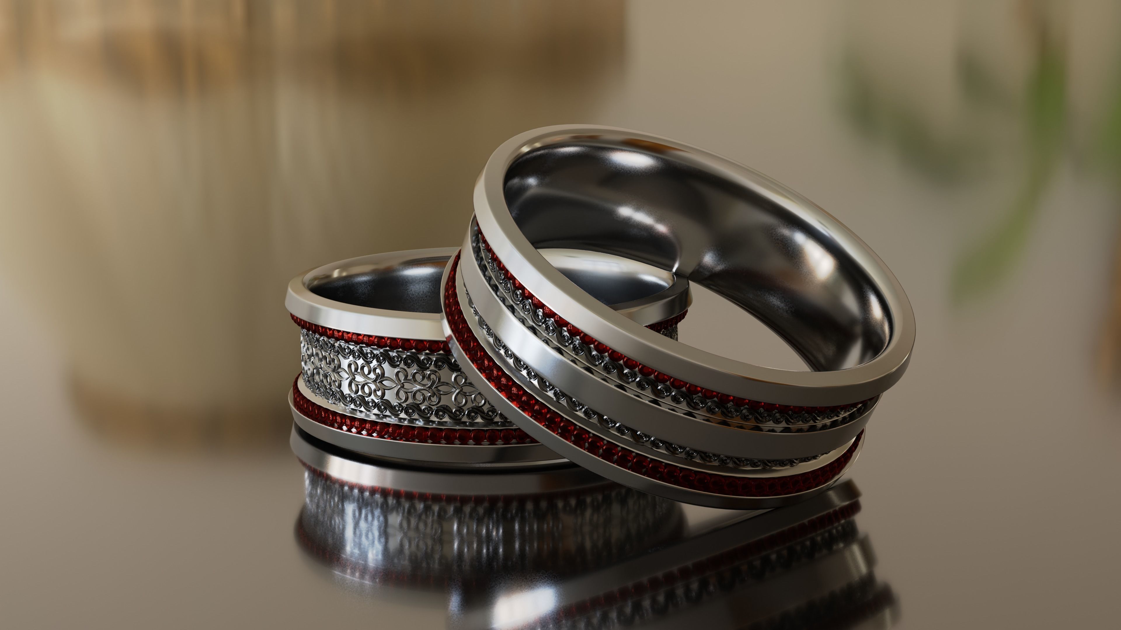 Rings for couple free VR / AR / low-poly 3D model | CGTrader