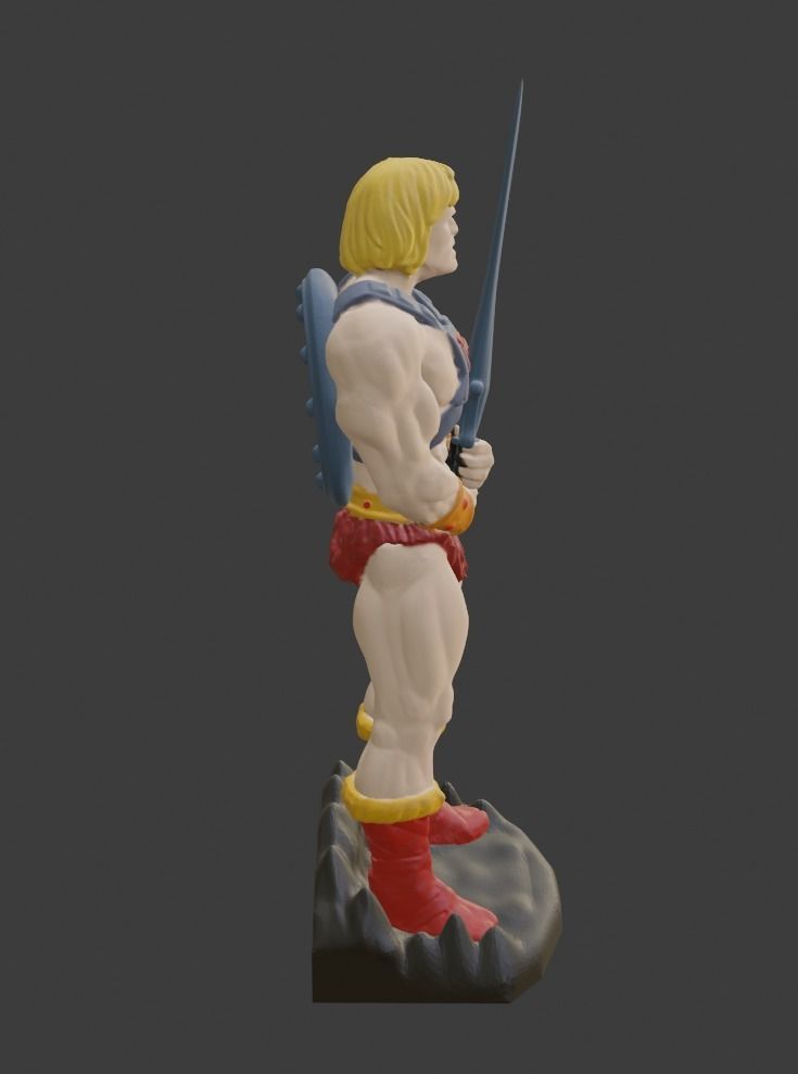 HE-MAN 80s 3D model 3D printable | CGTrader