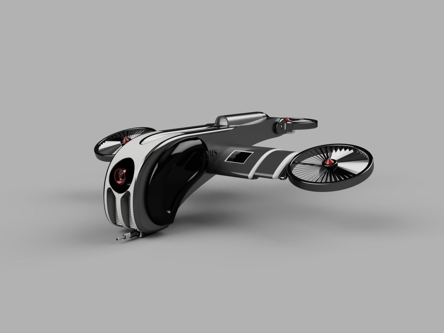 Sci-FI Drone Weapon Plane helicopter free 3D model | CGTrader