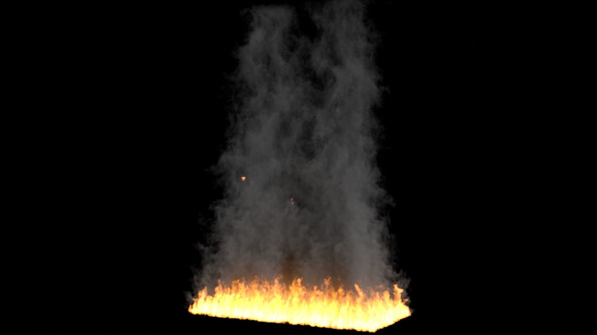 VFX Fire 3D model animated rigged | CGTrader