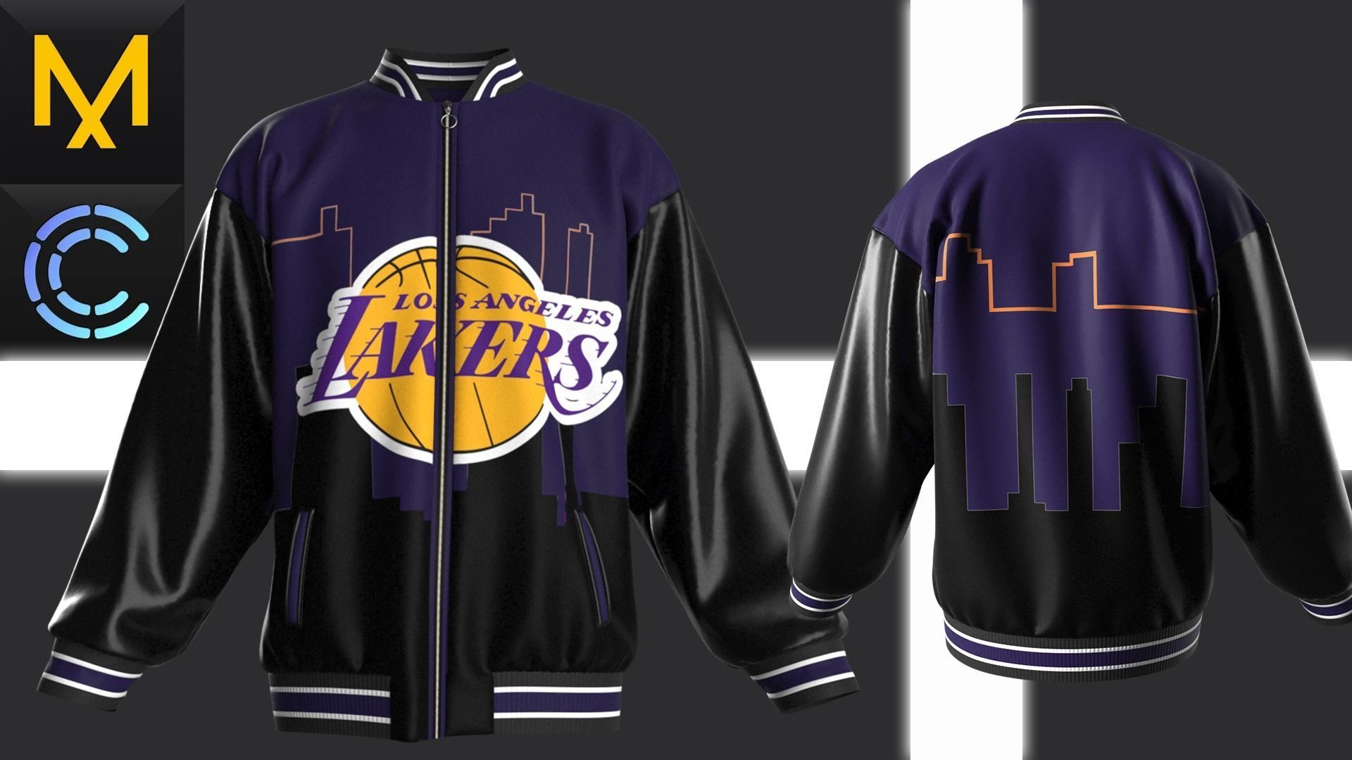 New concept Marvelous Clo3D Jersey Lakers 3D model | CGTrader
