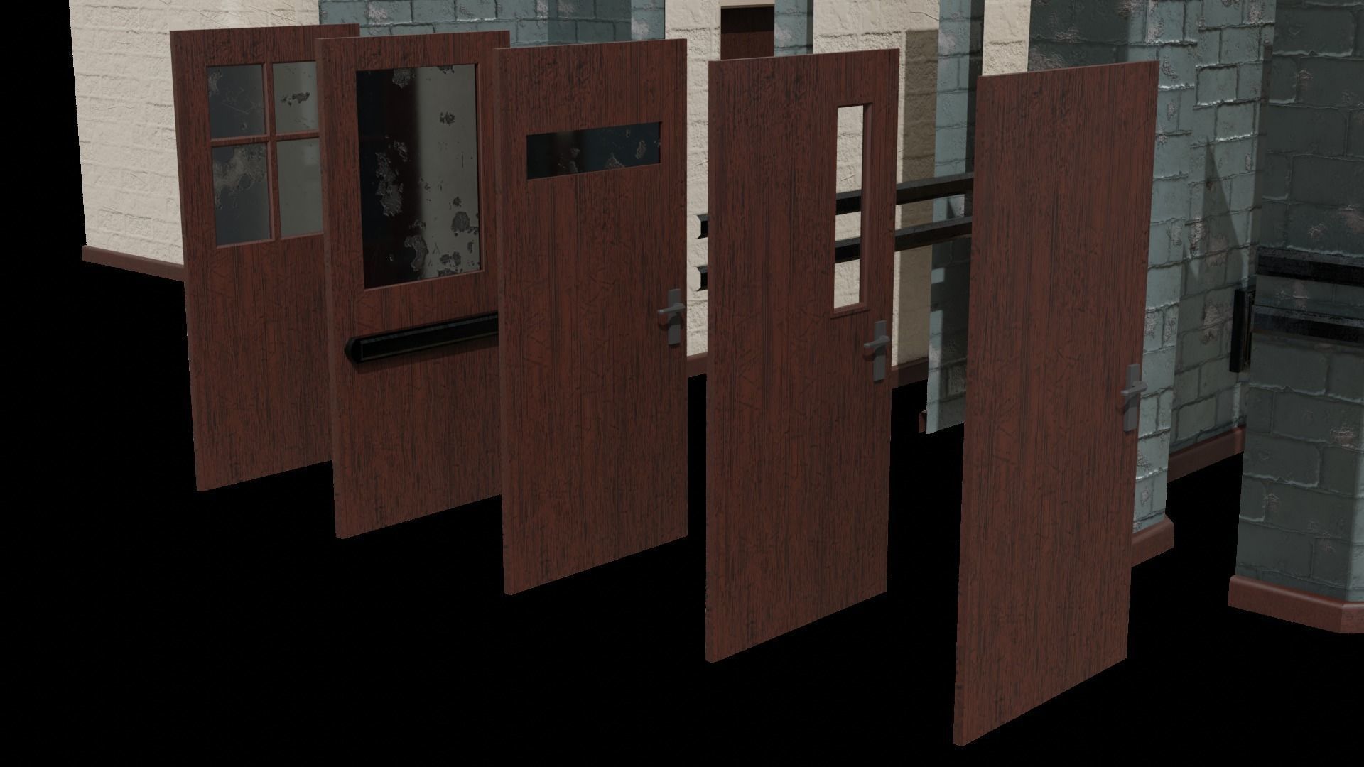 3D model Insane Asylum Kit VR / AR / low-poly | CGTrader