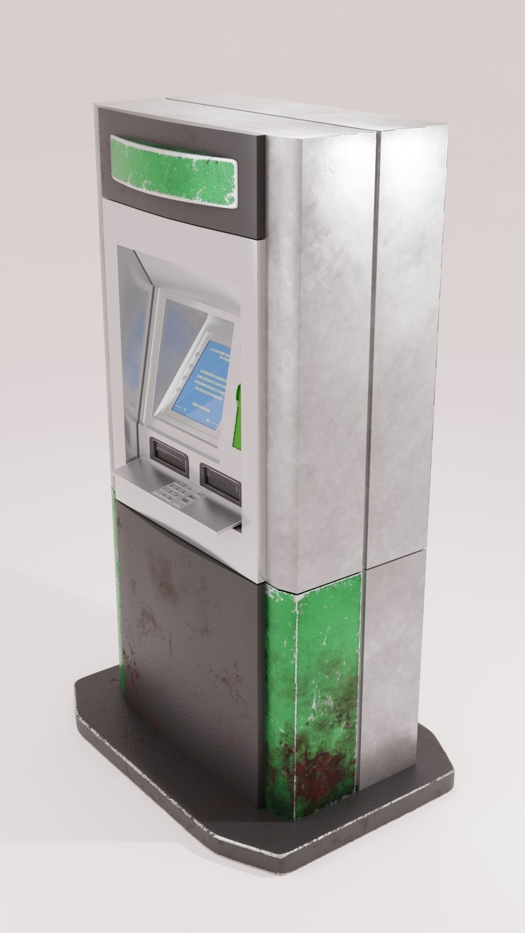 ATM Electonock Terminal 3D model | CGTrader