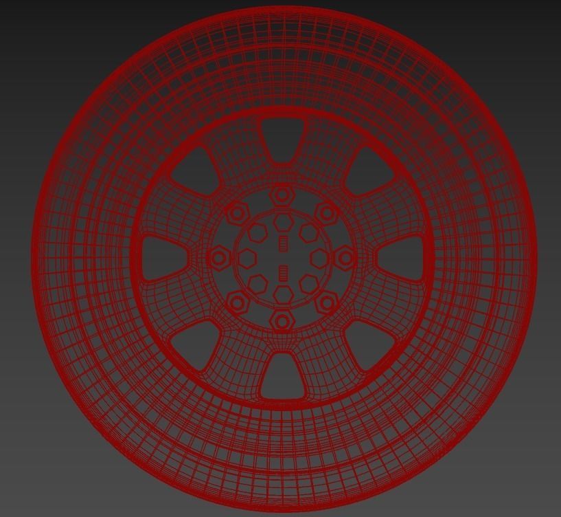 Offroad Steel Rim 3D model | CGTrader