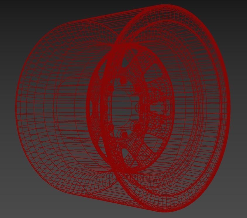 Offroad Steel Rim 3D model | CGTrader
