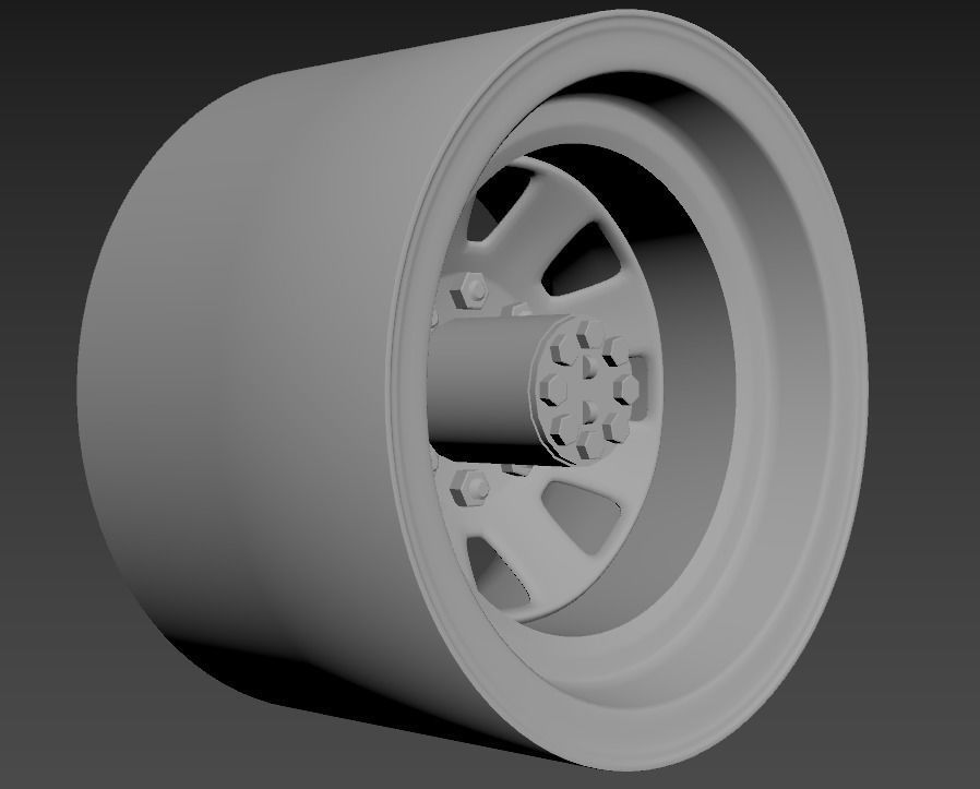 Offroad Steel Rim 3D model | CGTrader