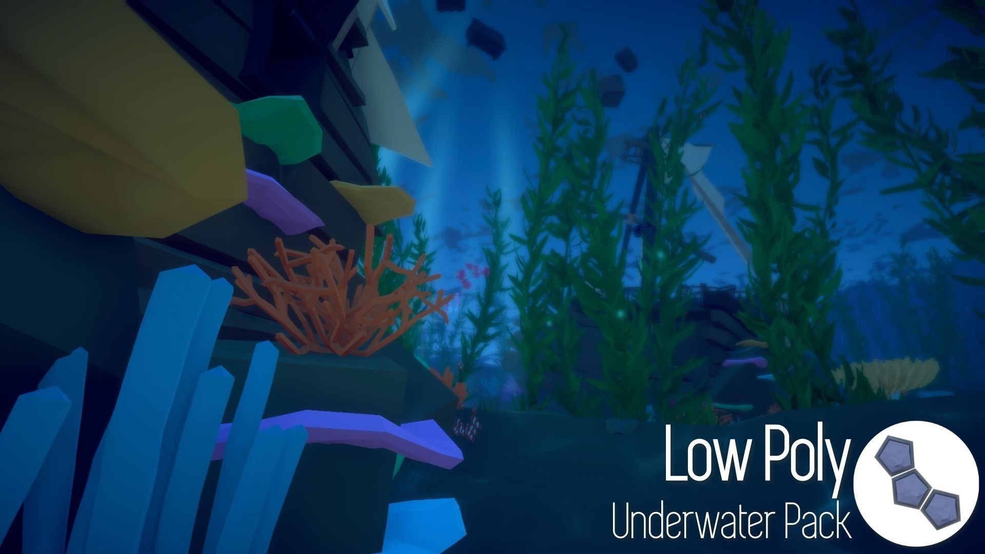 3D model Low Poly Underwater Pack VR / AR / low-poly | CGTrader