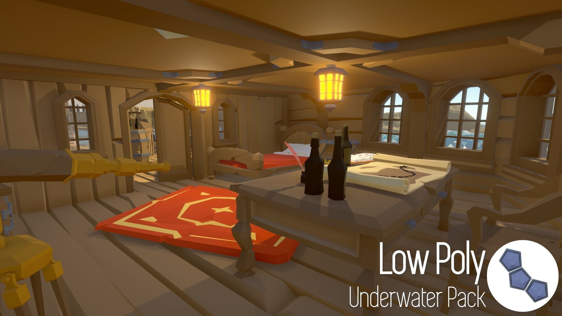 3D model Low Poly Underwater Pack VR / AR / low-poly | CGTrader