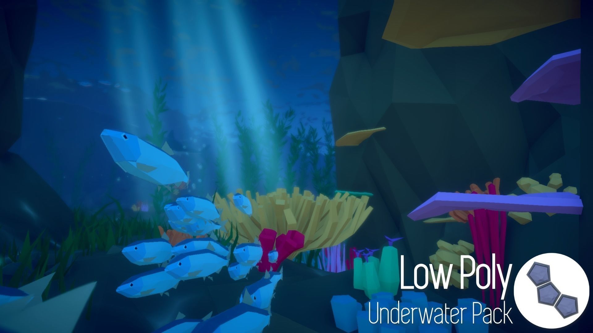 3D model Low Poly Underwater Pack VR / AR / low-poly | CGTrader